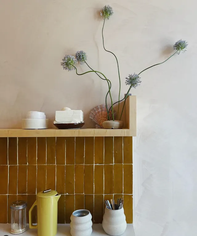 Amber Bejmat Tiles | Warm Honey Moroccan Tiles